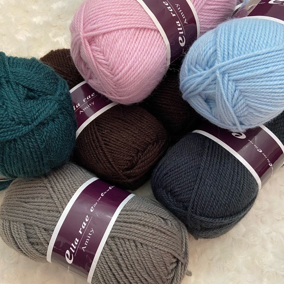 Ella Rae | Other | 8 Skeins 60 Yards Ella Rae Amity Yarn Assorted ...